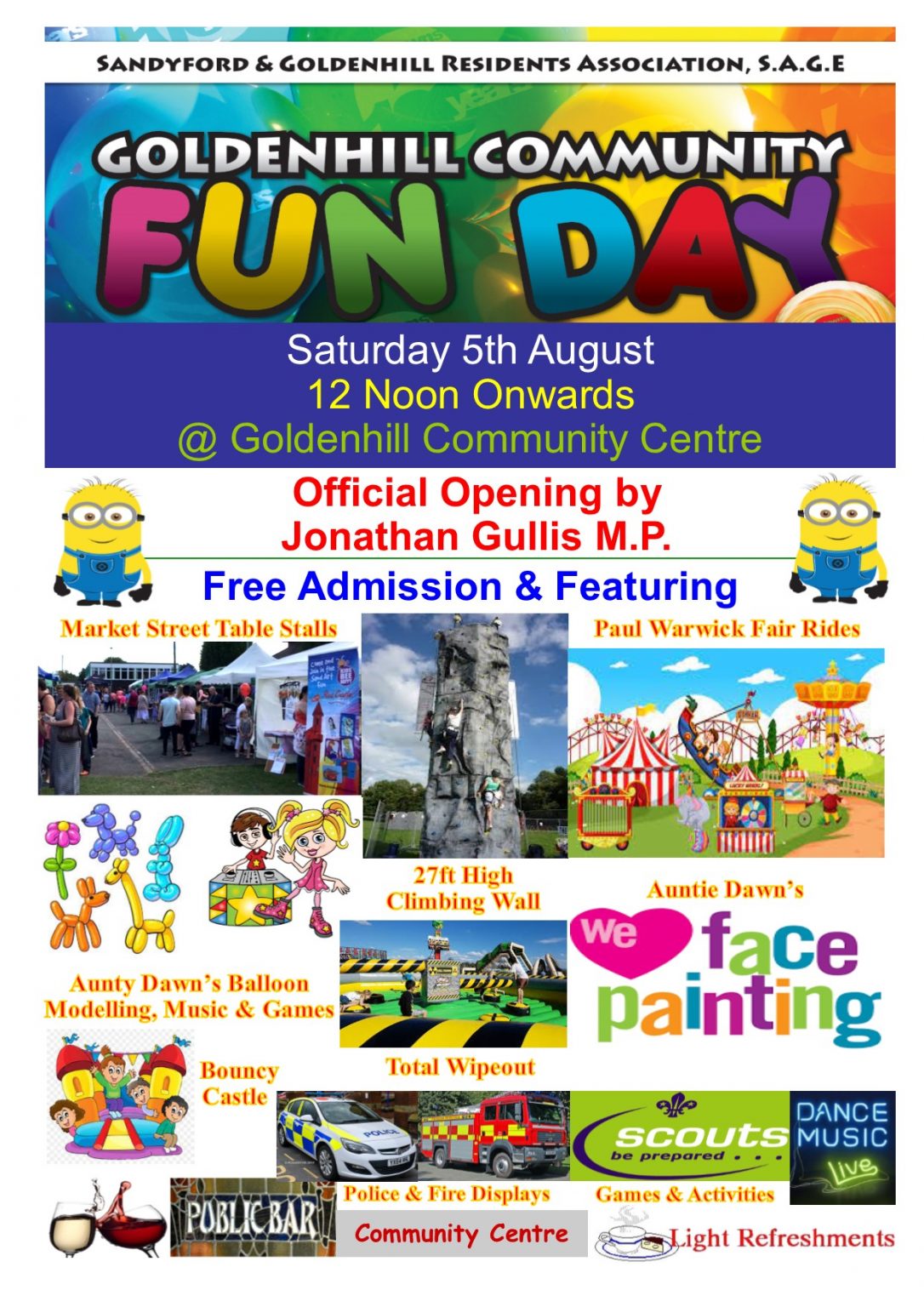 Market Street Stalls at Goldenhill Fun Day, 5th August « Sandyford and ...